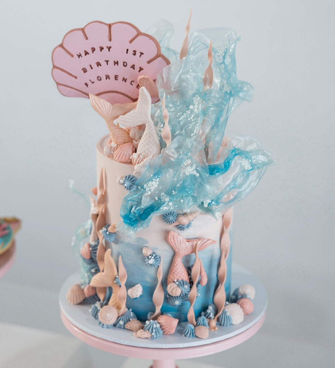 Personalised Shell Cake Topper – Mac + Me