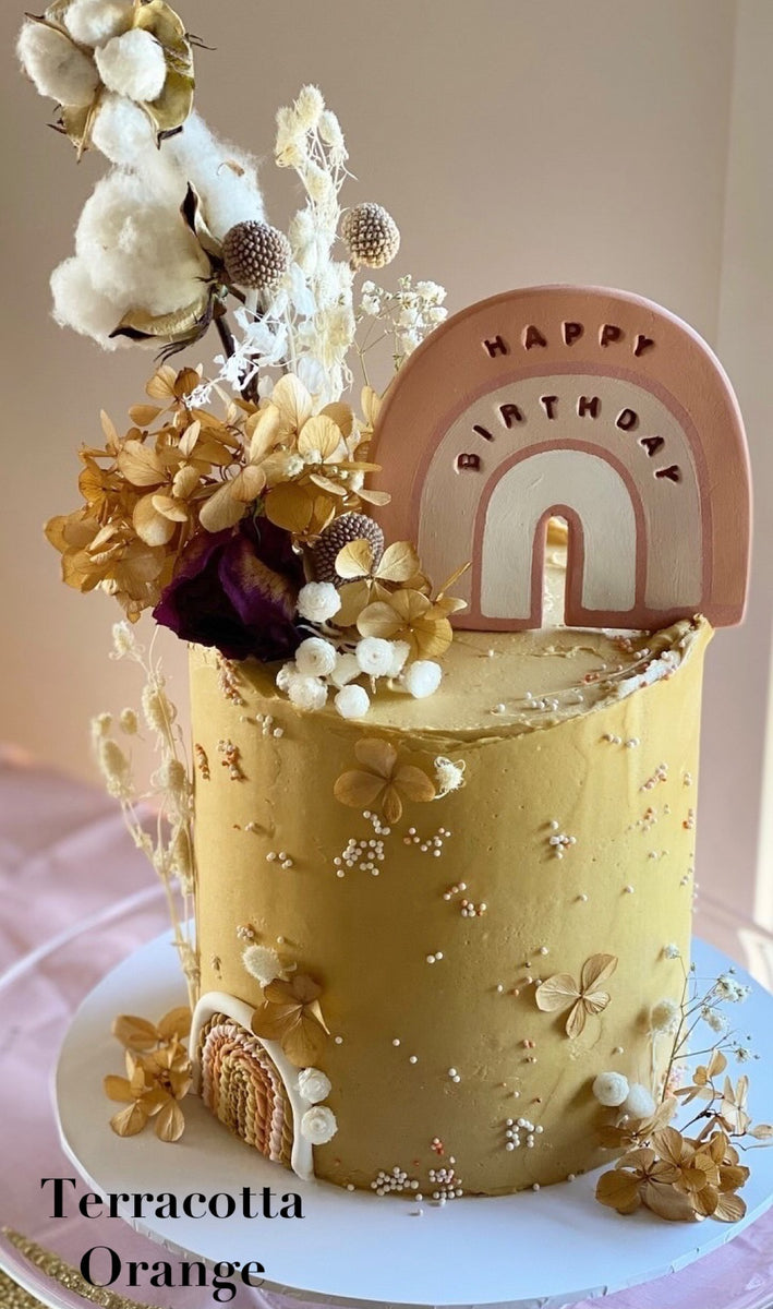 Personalised Rainbow Cake Topper – Mac + Me